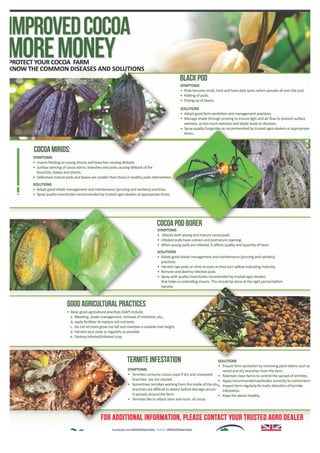 Cocoa: Solutions to Pests and Diseases | PDF