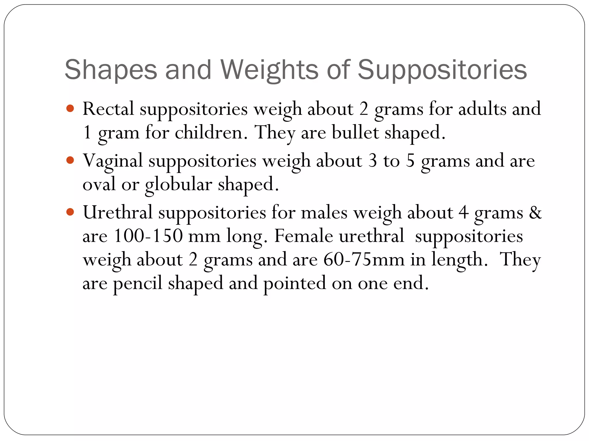 Cocoa butter based suppository formulation | PPT