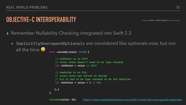 Let's migrate to Swift 3.0 | PPT