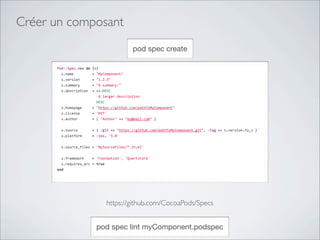 CocoaHeads Rennes #13 : CocoaPods | PDF | Operating Systems | Computer Software and Applications