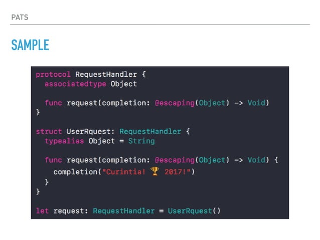 Protocols With Associated Types Ppt