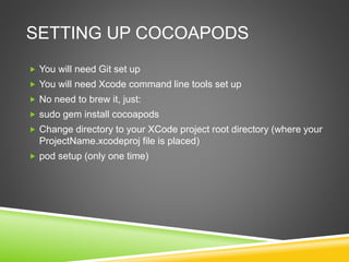 Cocoapods | PPT