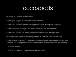 Cocoapods in action | PDF | Operating Systems | Computer Software and Applications