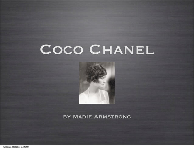 Coco chanel | PPT