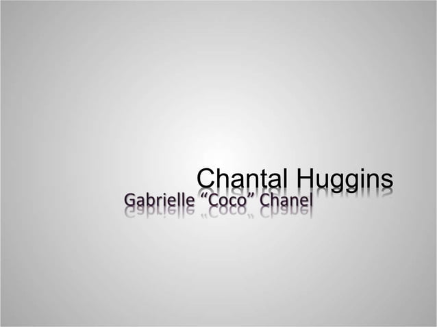 Coco chanel | PPT