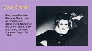 Coco chanel | PPT | Free Download