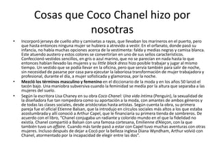 Coco chanel | PPTX
