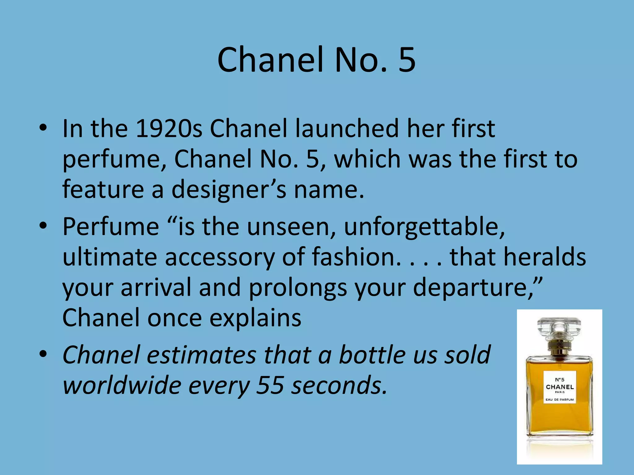 Coco chanel powerpoint | PPTX