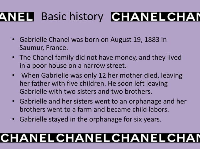 Coco chanel powerpoint | PPTX