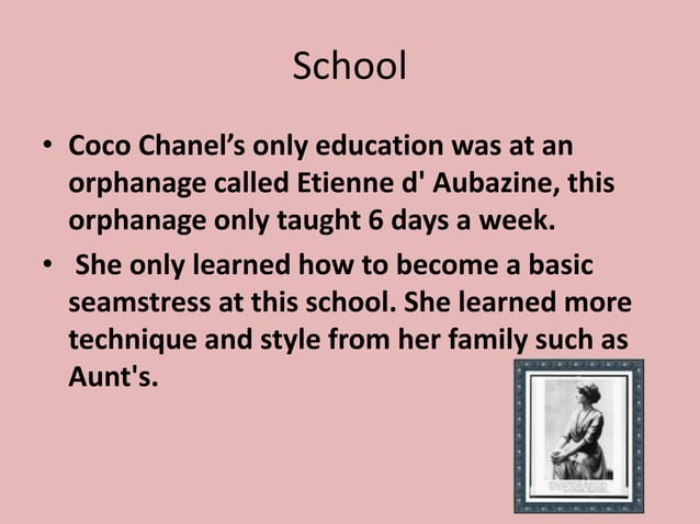 Coco chanel powerpoint | PPTX