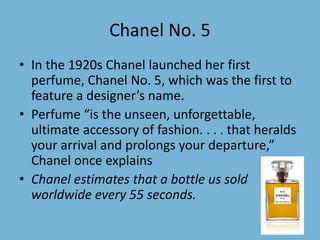 Coco chanel powerpoint | PPTX