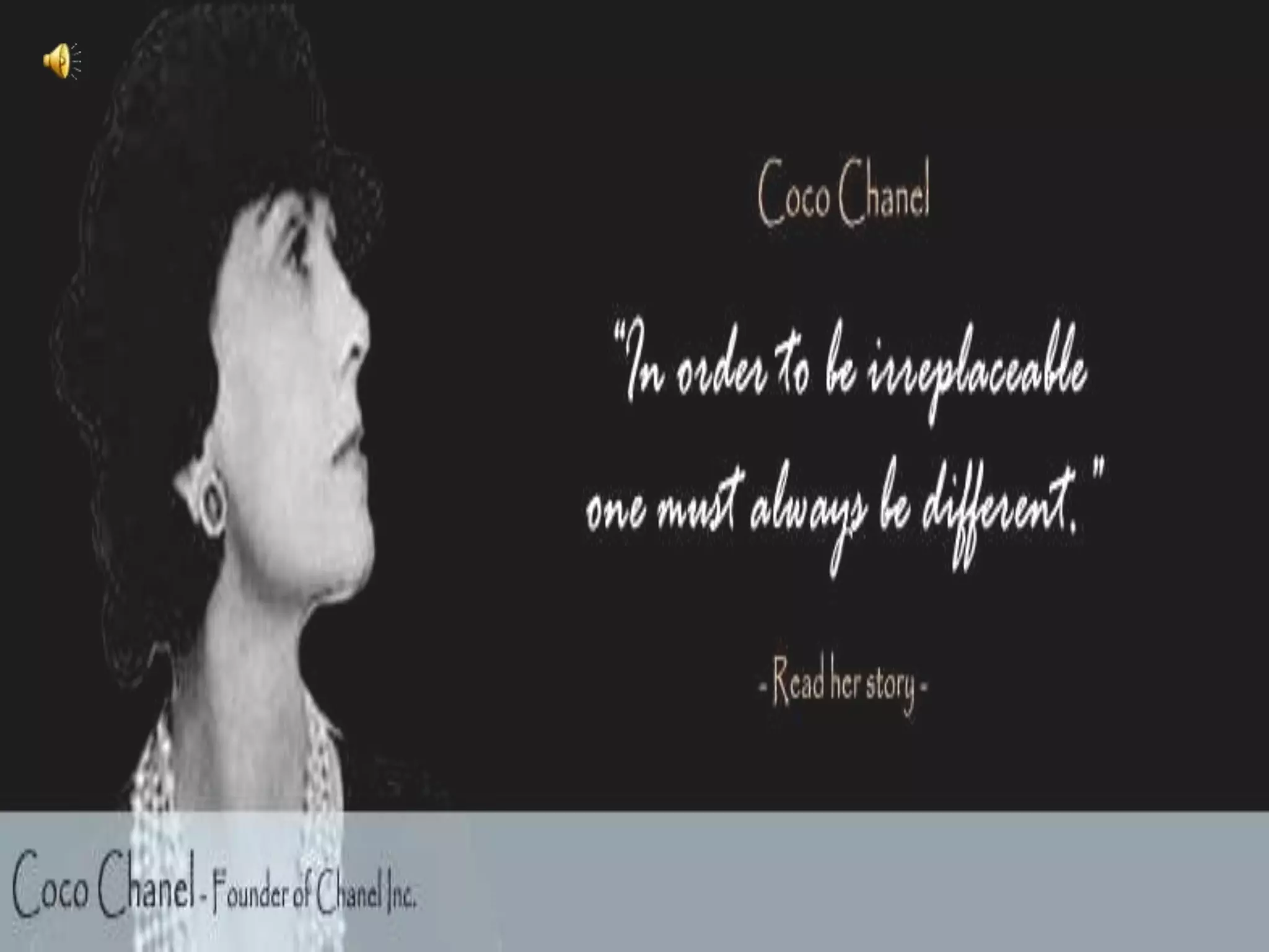 Coco Chanel Powerpoint Final Presentation | PPTX
