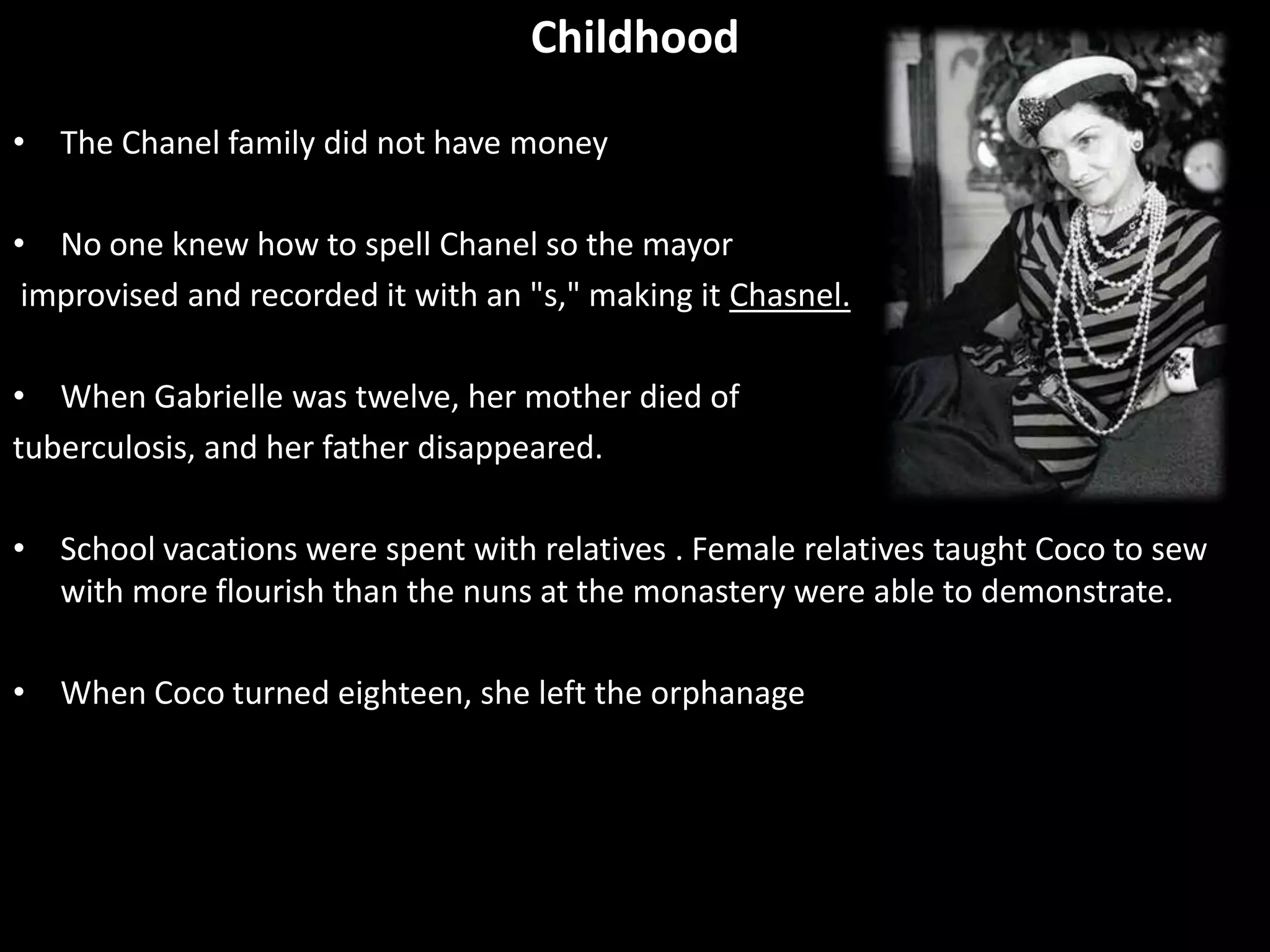 Coco Chanel Powerpoint Final Presentation | PPTX