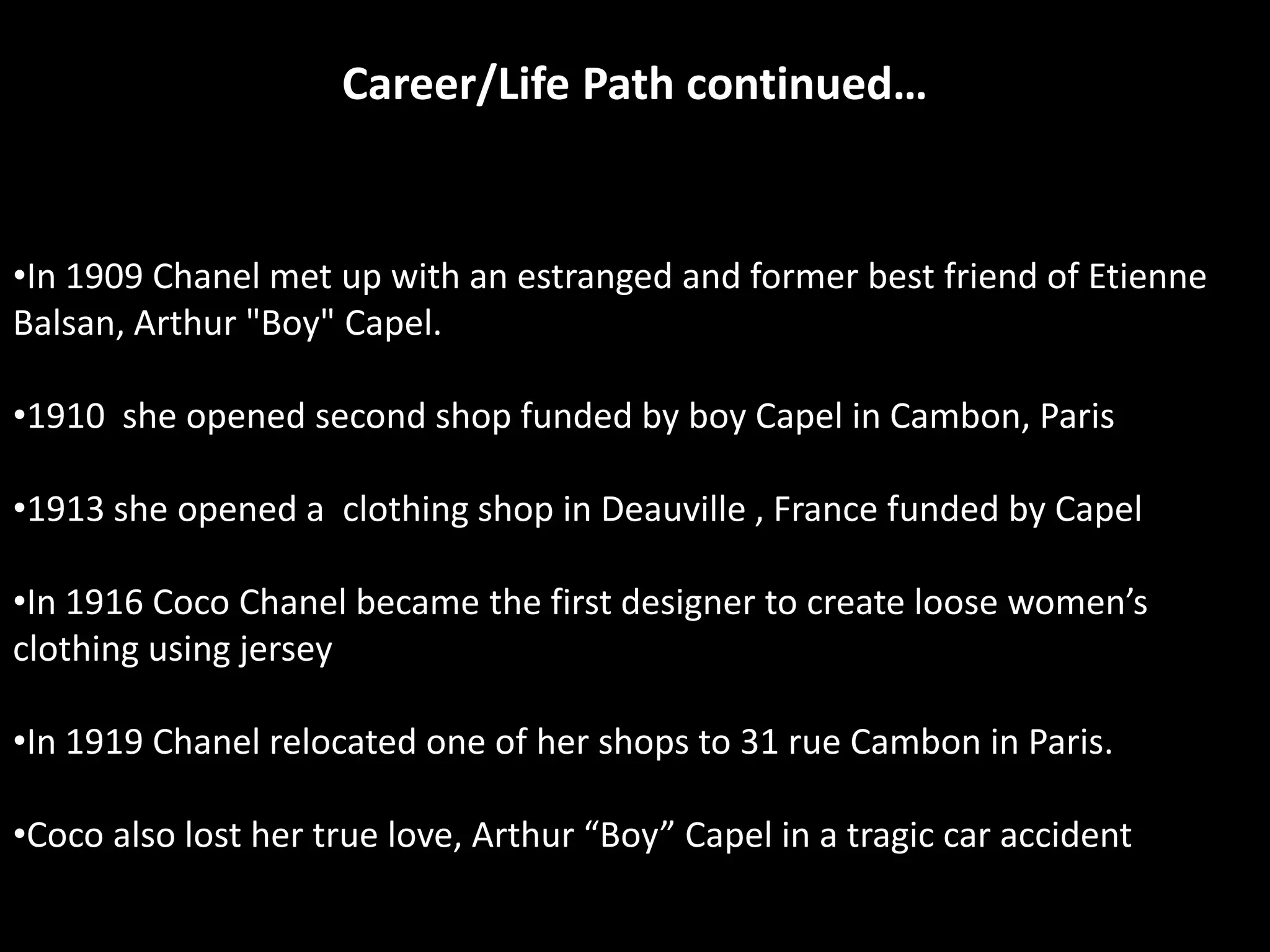Coco Chanel Powerpoint Final Presentation | PPTX