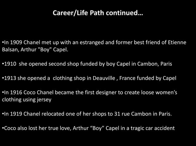 Coco Chanel Powerpoint Final Presentation | PPTX