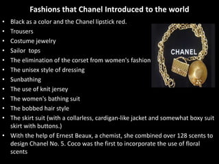 Coco Chanel Powerpoint Final Presentation | PPTX
