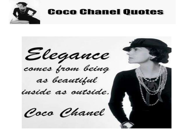 Coco chanel presentation | PPTX