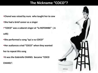 Coco chanel presentation | PPTX
