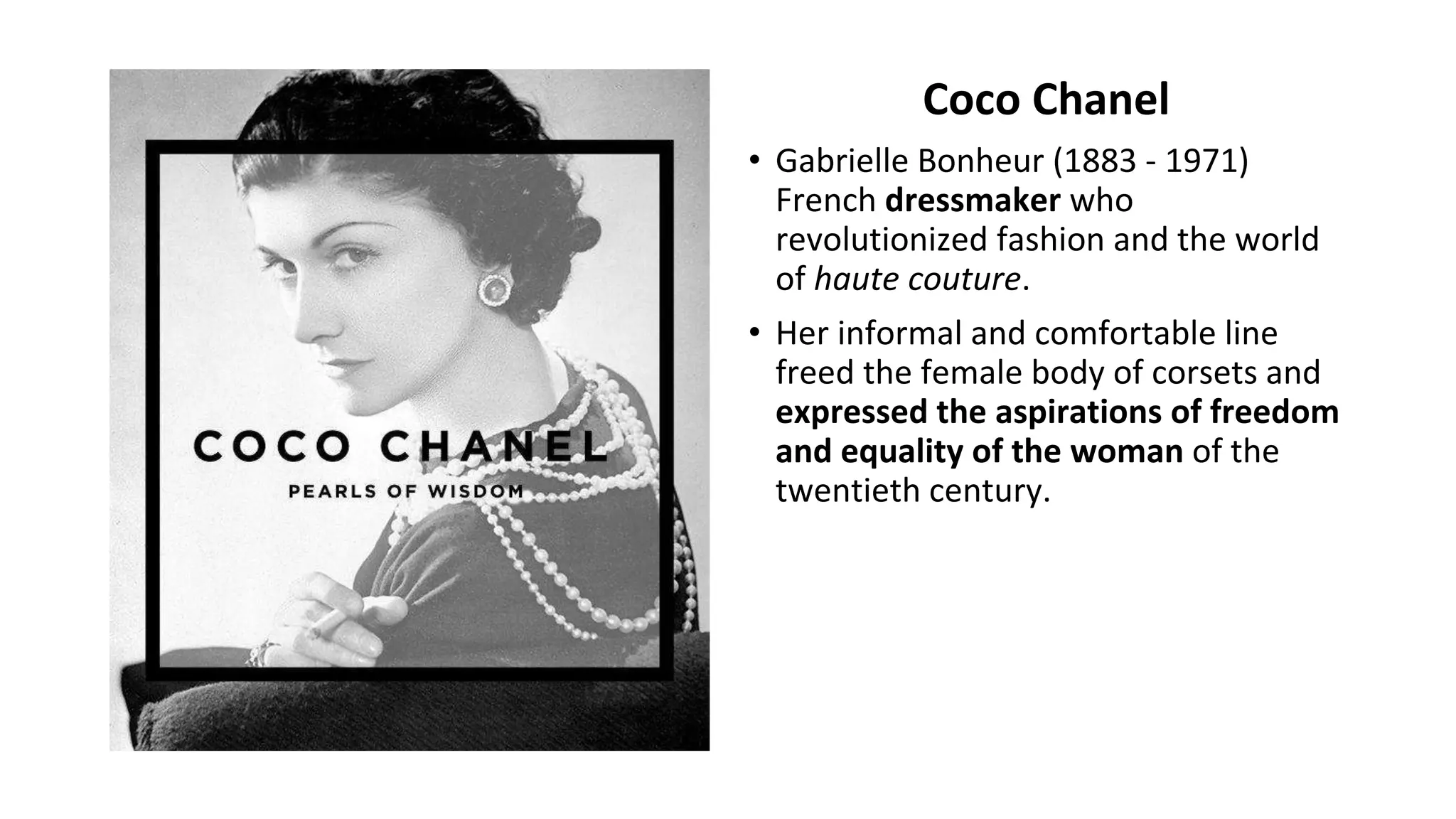 Coco chanel - Sheila e Pilar, 4º A | PPT