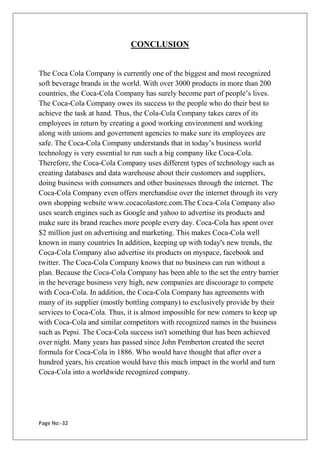 coco cola company.docx