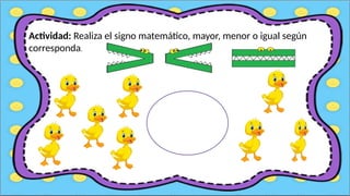 SÍMBOLOS MATEMÁTICOS MAYOR, MENOR O IGUAL. | PPTX