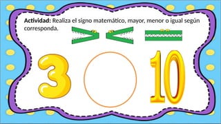 SÍMBOLOS MATEMÁTICOS MAYOR, MENOR O IGUAL. | PPTX