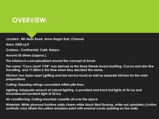 Restaurant case study - Coco Jaunt 1728 | PPT