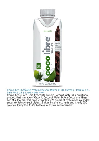 Coco Libre Original Coconut Water | PDF
