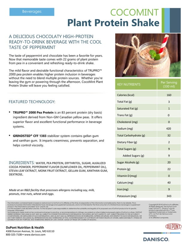 Plant Protein Shake | PDF