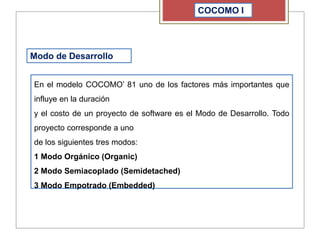 Cocomo 1 y cocomo 2 | PPTX