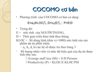 Cocomo – constructive cost model | PPT
