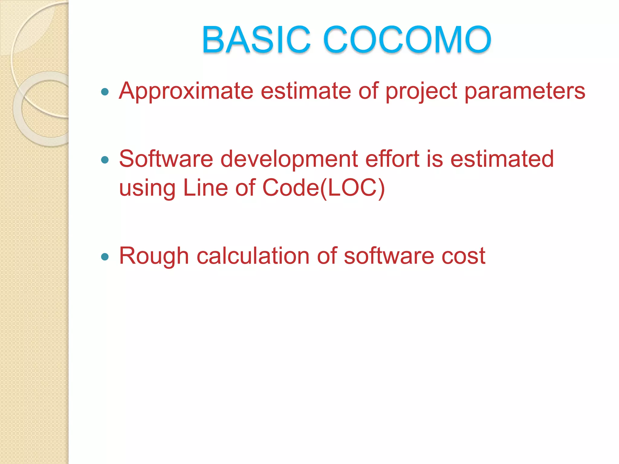 Cocomo ( cot constrictive model) and capability maturity model | PPTX