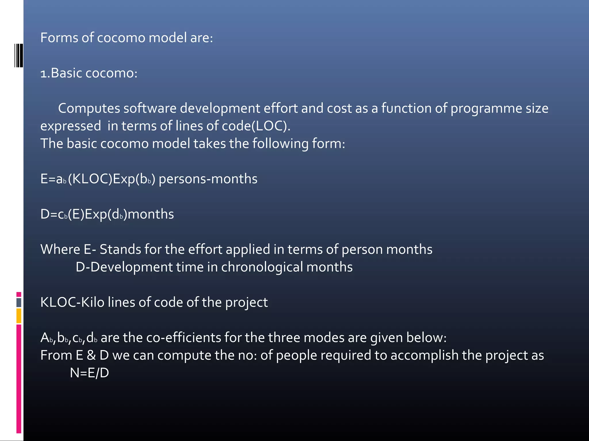 Cocomo model | PPT
