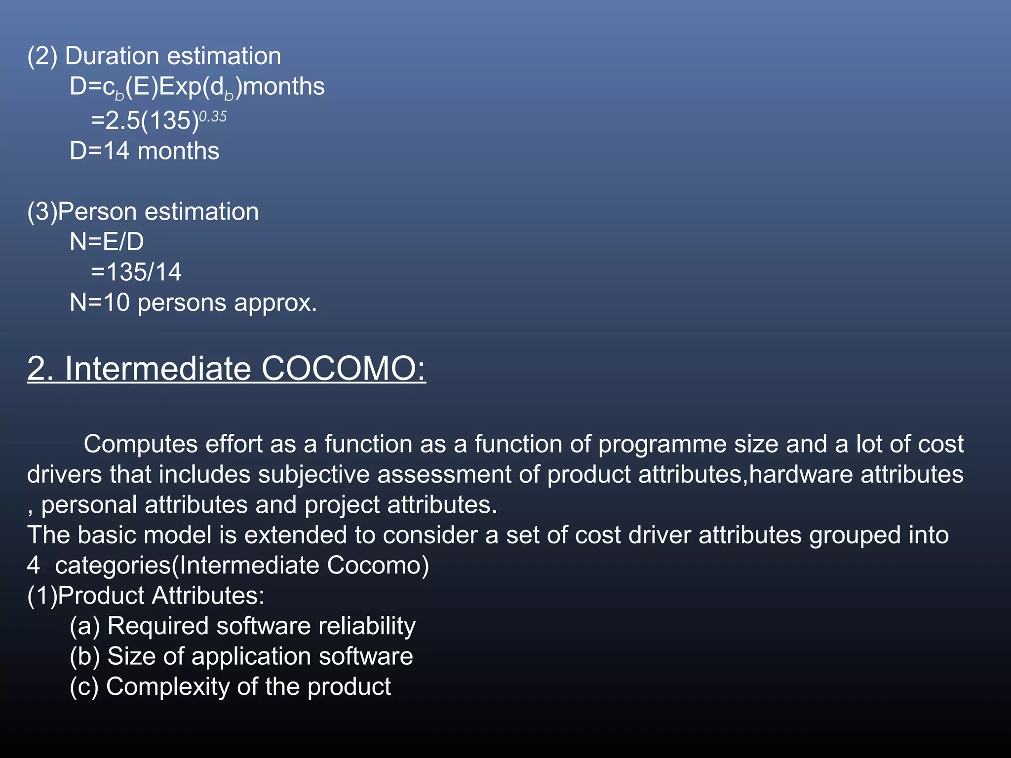 Cocomo model | PPT