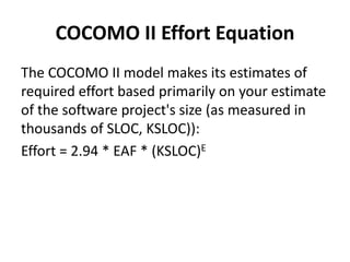 Cocomo m odel | PPTX