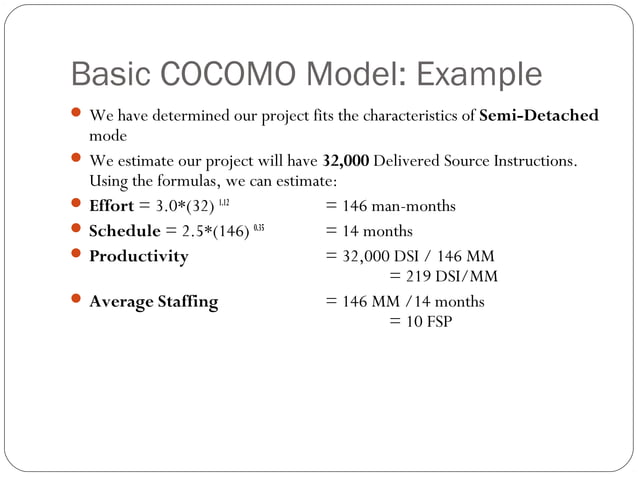 COCOMO Model | PPT