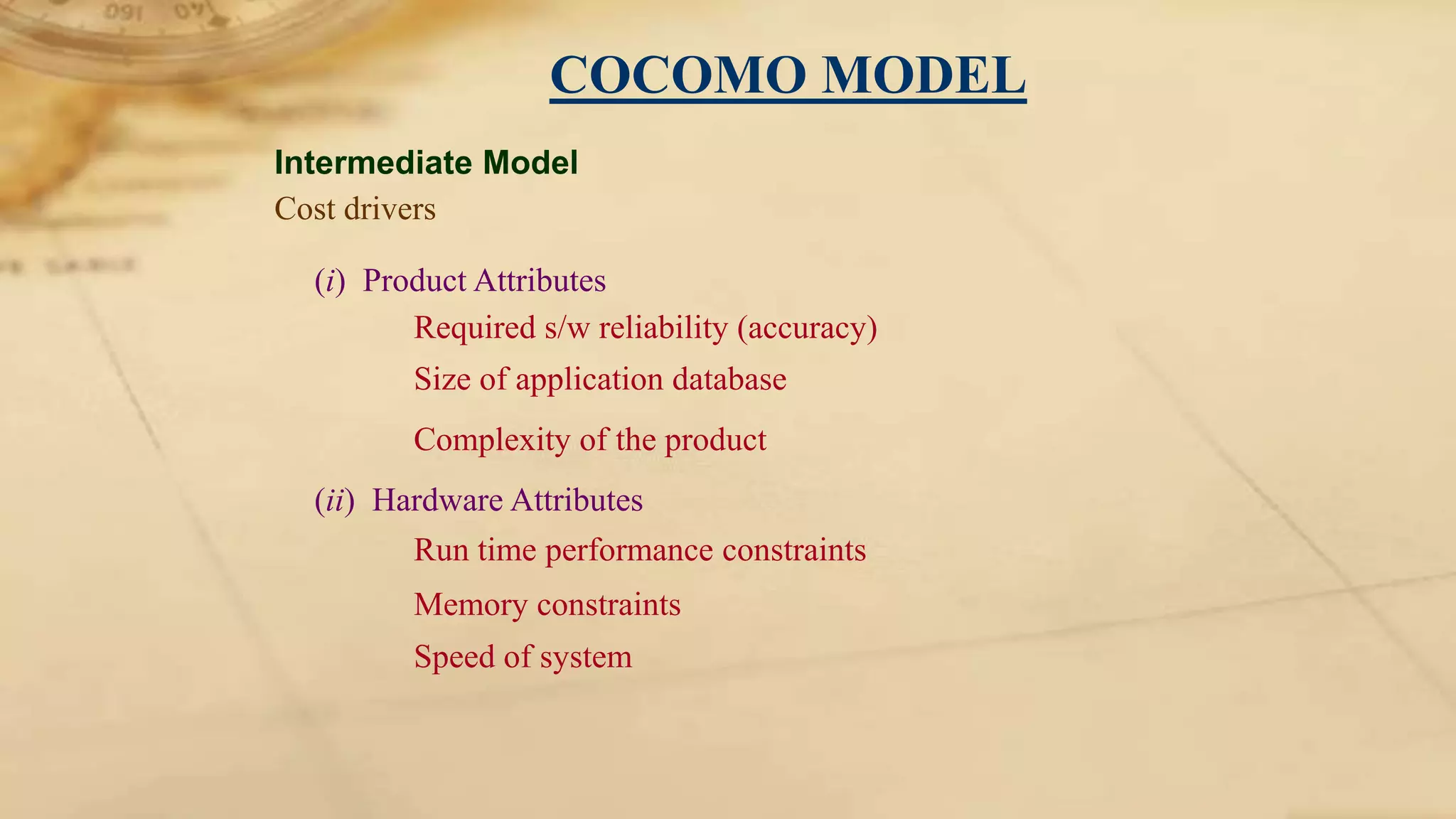 Cocomo model | PPSX