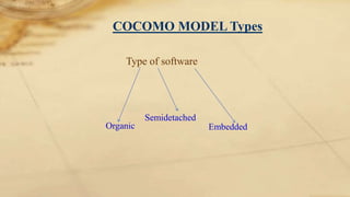 Cocomo model | PPSX