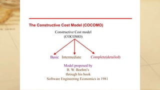 Cocomo model | PPSX