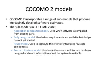 Cocomo model | PPTX