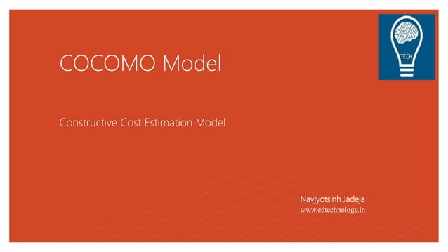 COCOMO model | How to calculate effort, staffing and Duration of Project | PPTX | Technology ...
