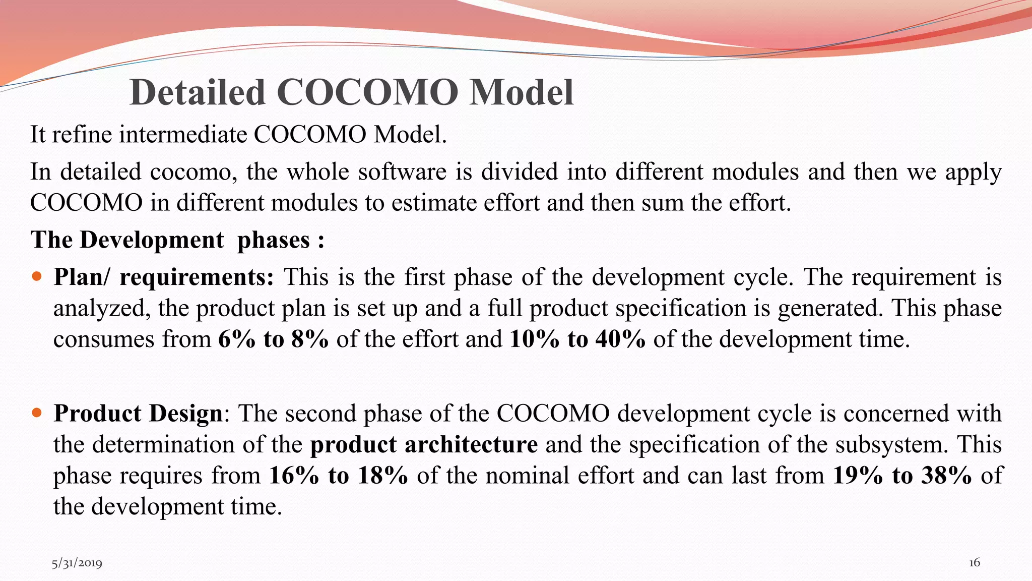 COCOMO model | PPTX