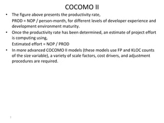 COCOMO Model.pptx | Computing | Technology & Computing