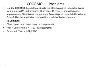 COCOMO Model.pptx | Computing | Technology & Computing