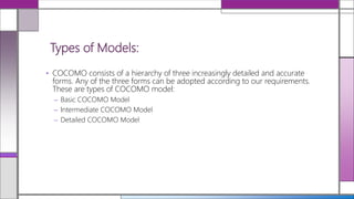 Cocomo model | PPTX