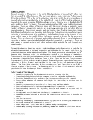 Coconut Development Board | PDF