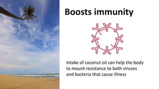 The Numerous Health Benefits Of Coconuts, Skin and Health | PPTX