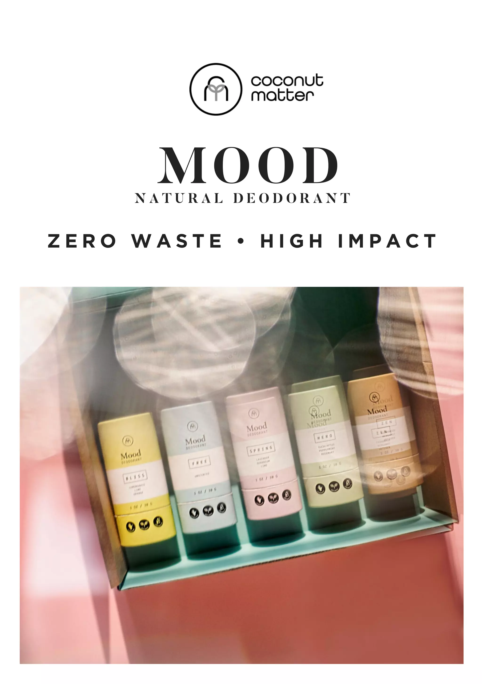 Mood Natural Deodorant by Coconut Matter | PDF