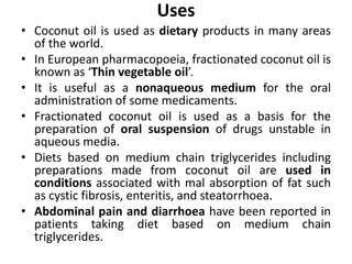COCONUT OIL- Copra oil | PPTX