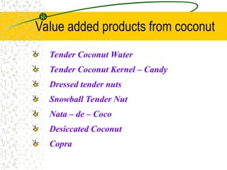 coconut processing methods and products.ppt